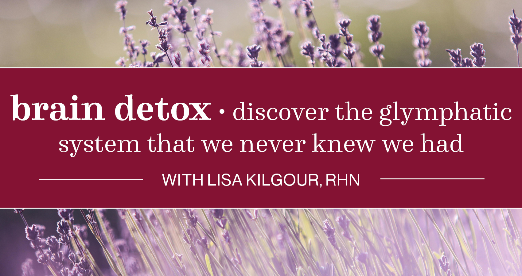 brain detox - discover the glymphatic system that we never knew we had ...