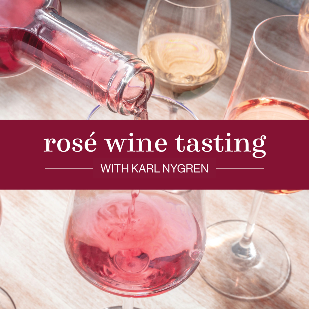 rosé wine tasting - Kootenay Co-op